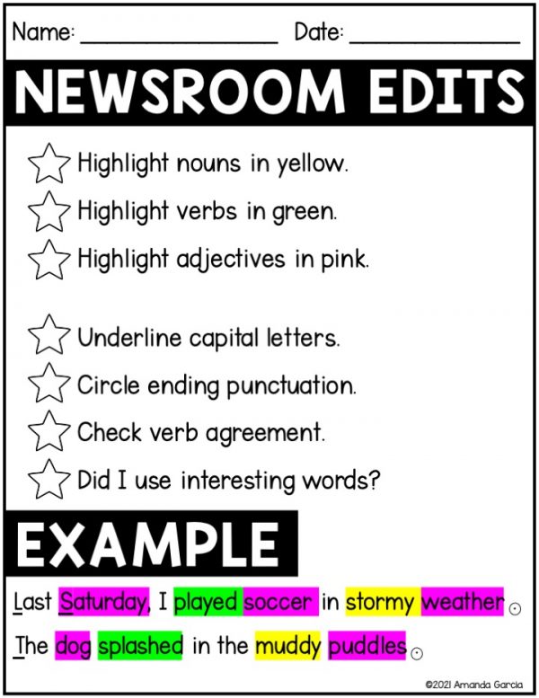 2 Ways to Teach Grammar Everyday – Amanda Garcia Resources